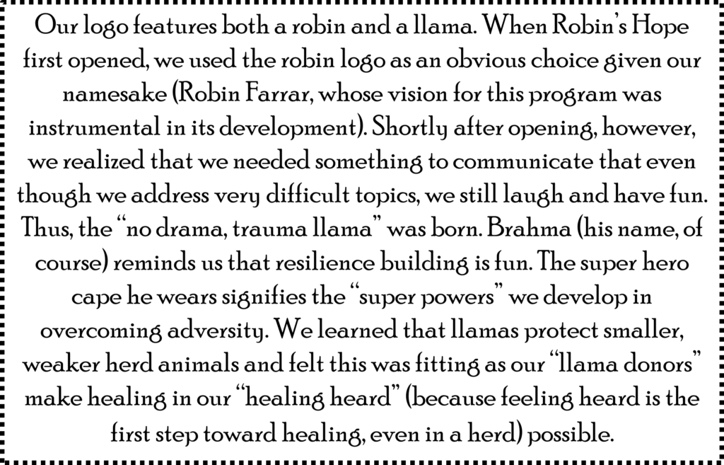 About - Robin's Hope